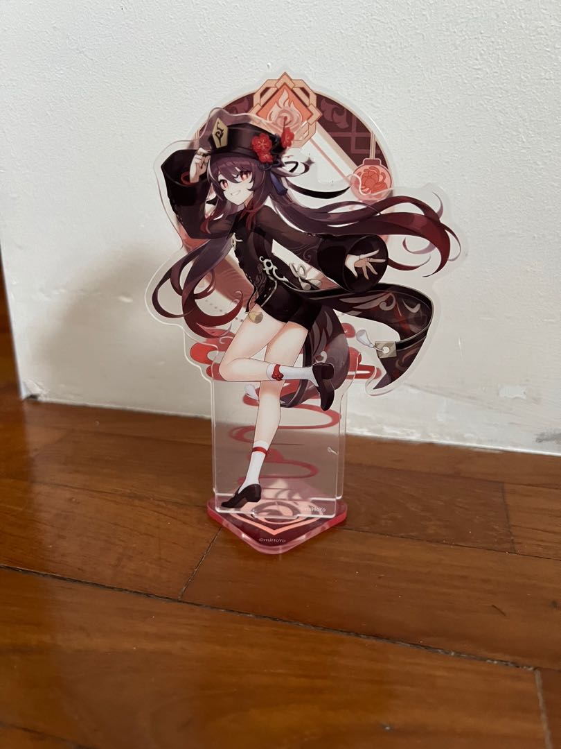 official genshin impact hutao acrylic stand, Hobbies & Toys ...