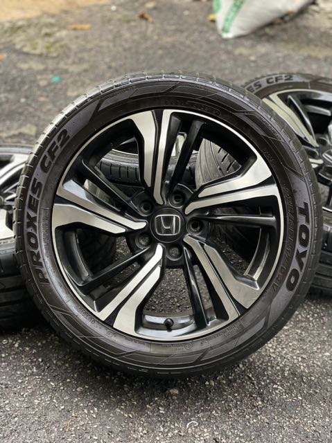 Original 17 inch sport rim Honda Civic fc tyre 70%, Auto Accessories on ...