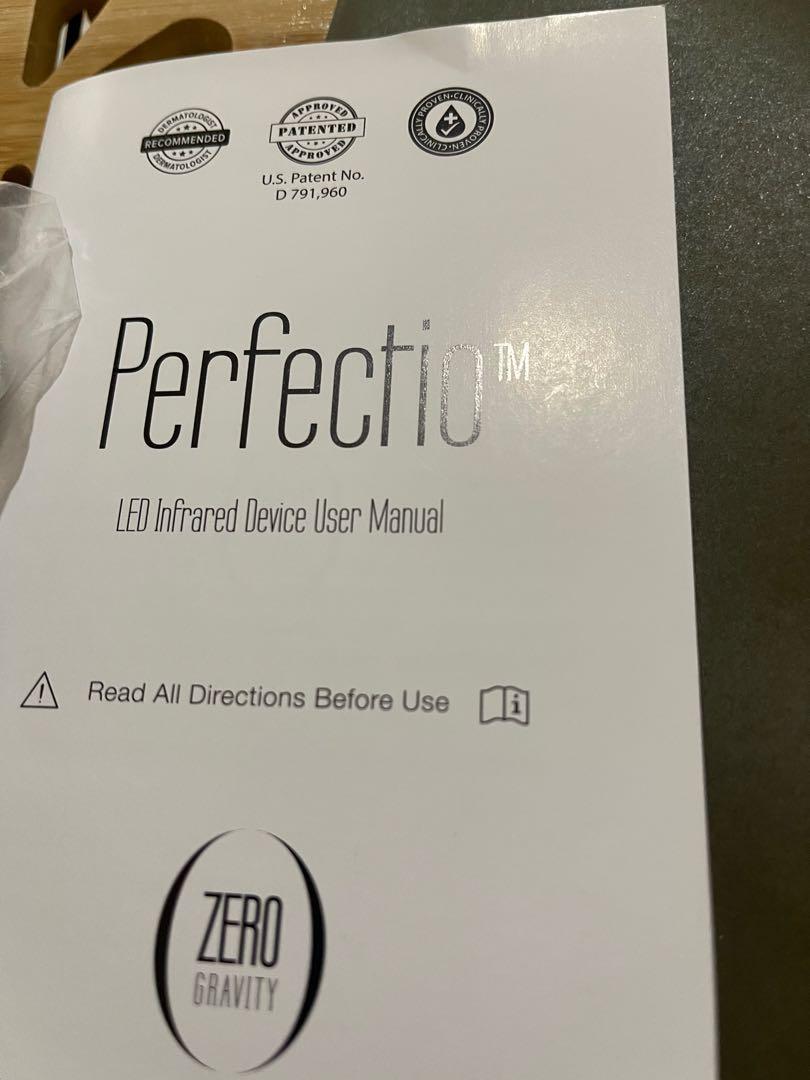 Perfectio Zero Gravity LED infrared device [Authentic], Beauty ...