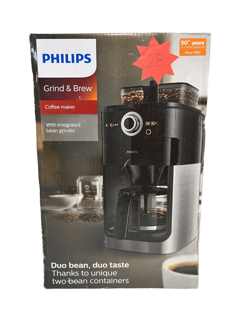Philips HD7762 Grind & Brew Coffee Maker, TV & Home Appliances, Kitchen ...