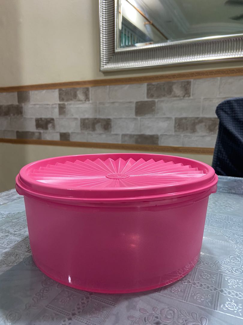 Pink tupperware, Furniture & Home Living, Home Improvement ...