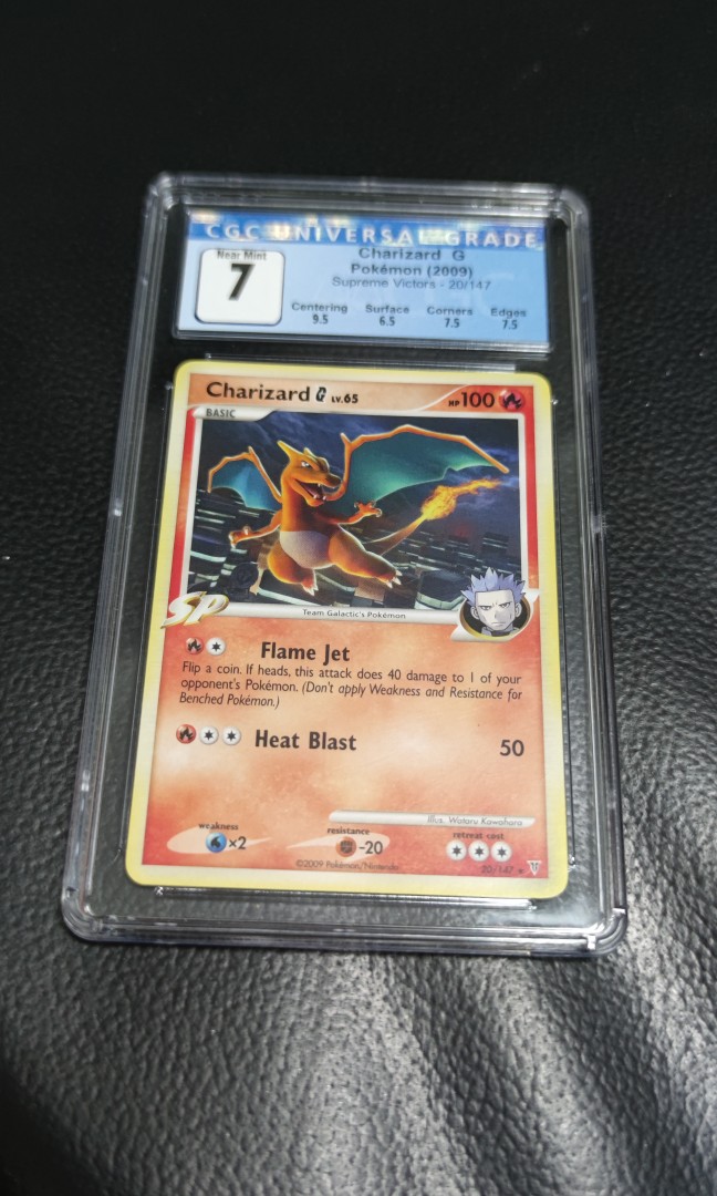 Pokemon TCG Charizard Supreme Victors 2009 CGC 7, Hobbies & Toys, Toys ...