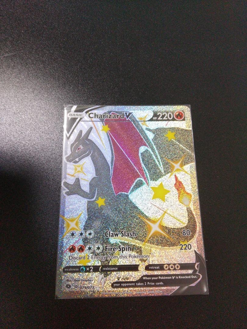 Pokemon TCG Shiny Charizard V Secret Rare - Champion's Path, Hobbies ...