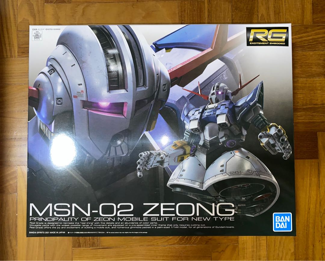 RG MSN-02 Zeong Gundam Gunpla, Hobbies & Toys, Toys & Games on Carousell