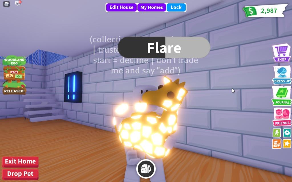 Roblox | Adopt Me | NFR Giraffe, Hobbies & Toys, Toys & Games on Carousell