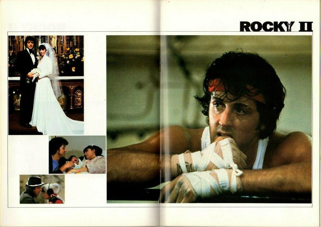 ROCKY II (1979) MOVIE PROGRAM BOOK (JAPANESE), Hobbies & Toys, Books ...