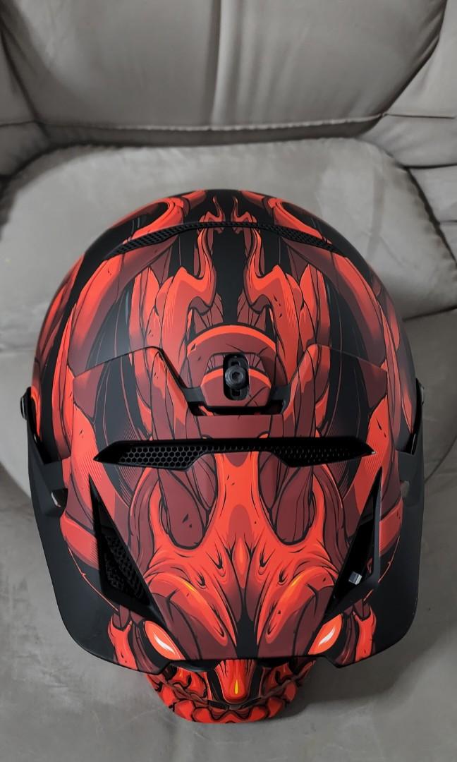 Ruroc Berserker El Diablo Carbon Fiber ( L Size ) & BERSERKER GOGGLE ...