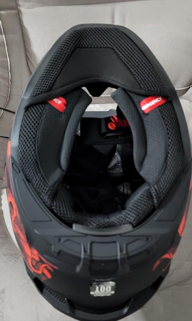 Ruroc Berserker El Diablo Carbon Fiber ( L Size ) & BERSERKER GOGGLE ...