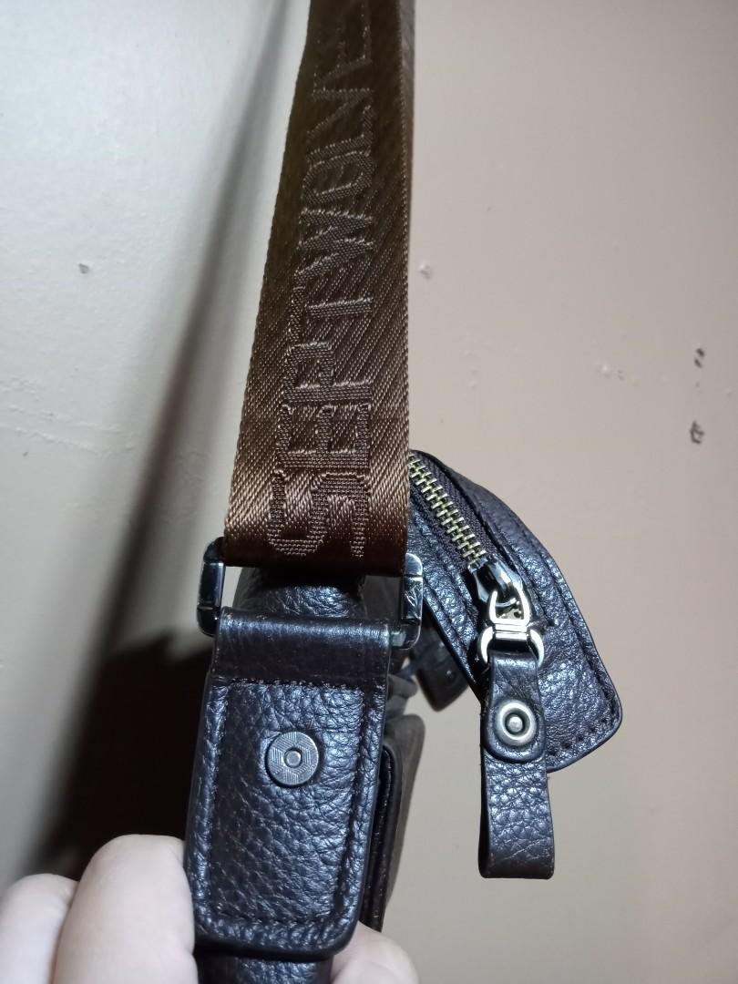 Septwolves Leather Bag, Men's Fashion, Bags, Sling Bags on Carousell