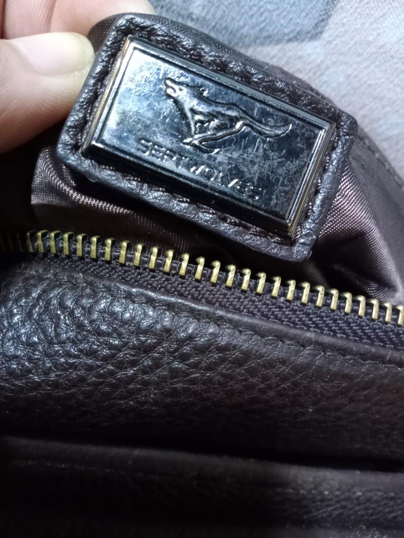 Septwolves Leather Bag, Men's Fashion, Bags, Sling Bags on Carousell