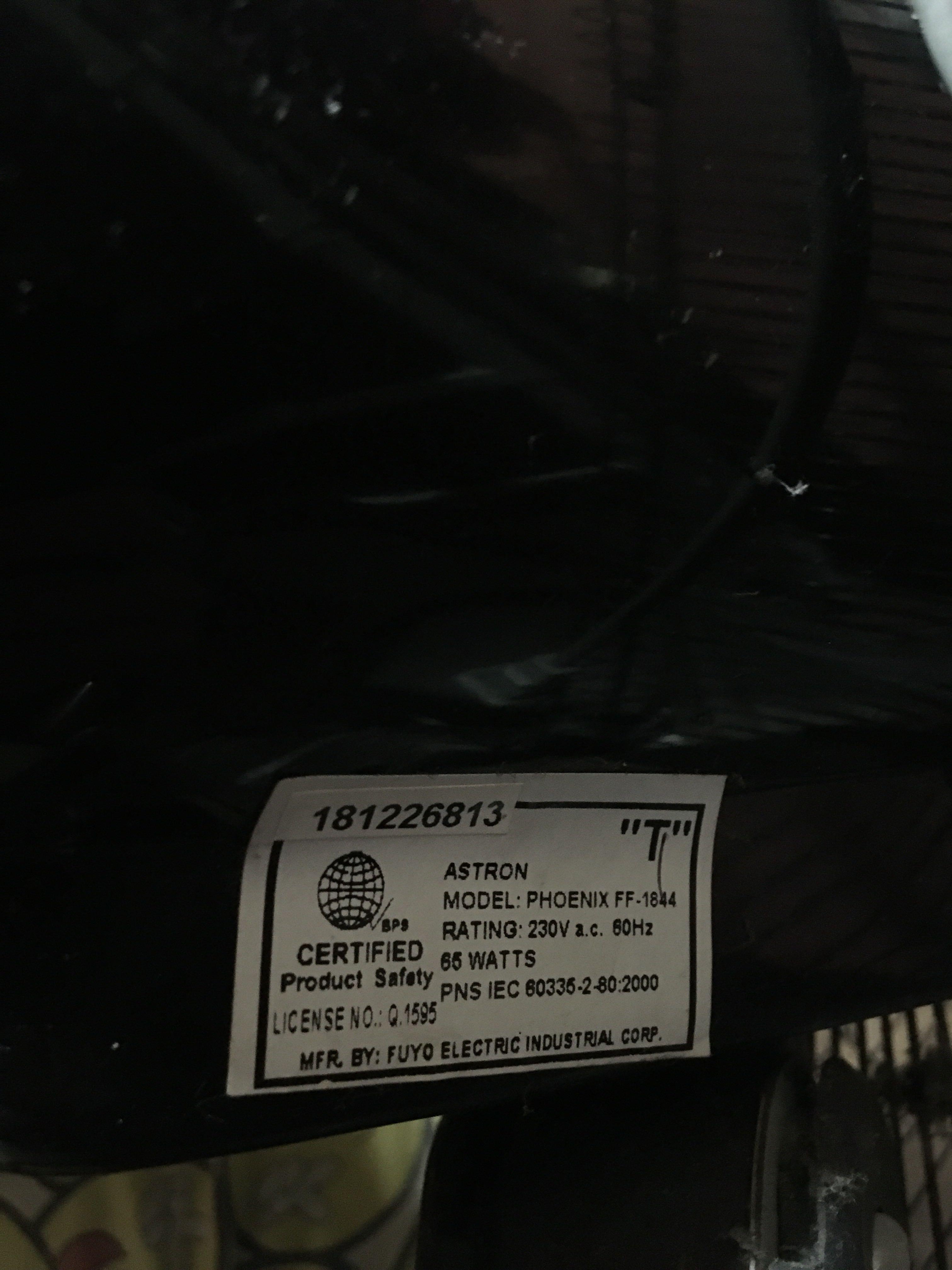 Sirang electric fan, Furniture & Home Living, Lighting & Fans, Fans on ...