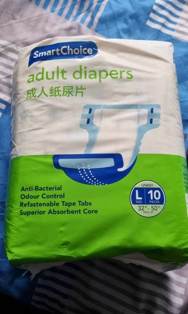 Smart choice adult diaper, Health & Nutrition, Assistive & Rehabilatory ...