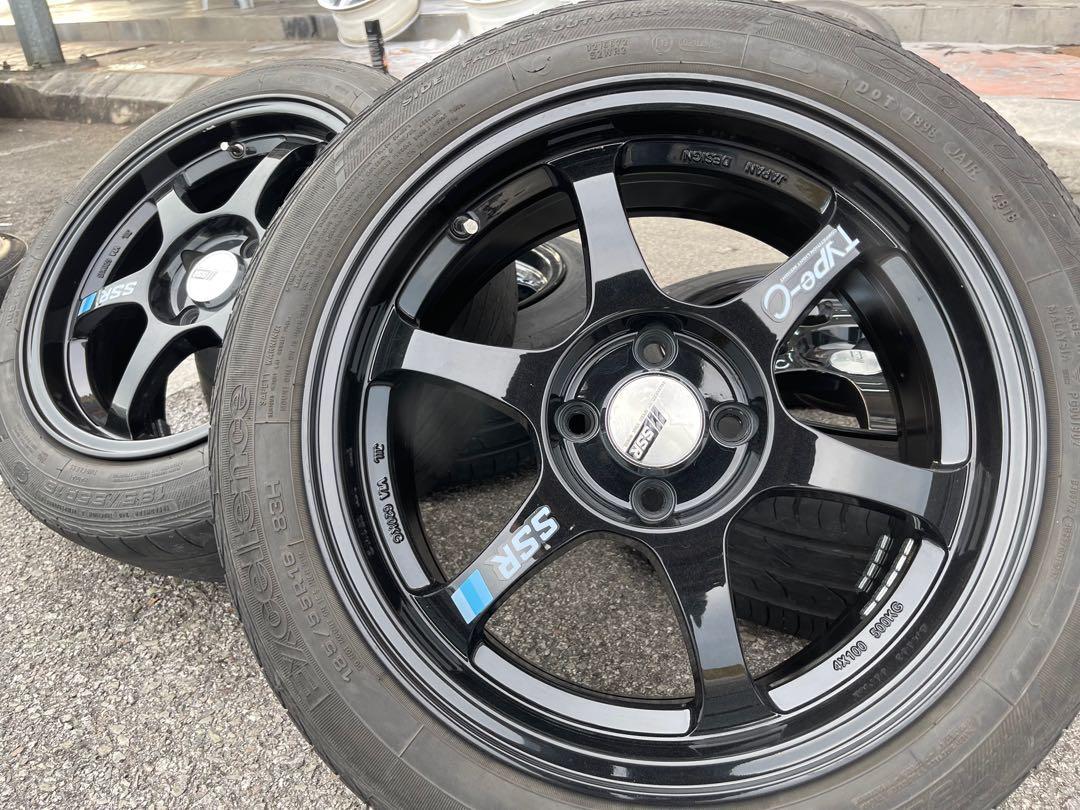 Sport rim second 16 ssr type c flow fomn siap tayar myvi vios city ...