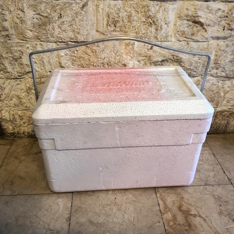 Styro|| StyroBox || Icebox || Cooler box with metal handle, Furniture ...