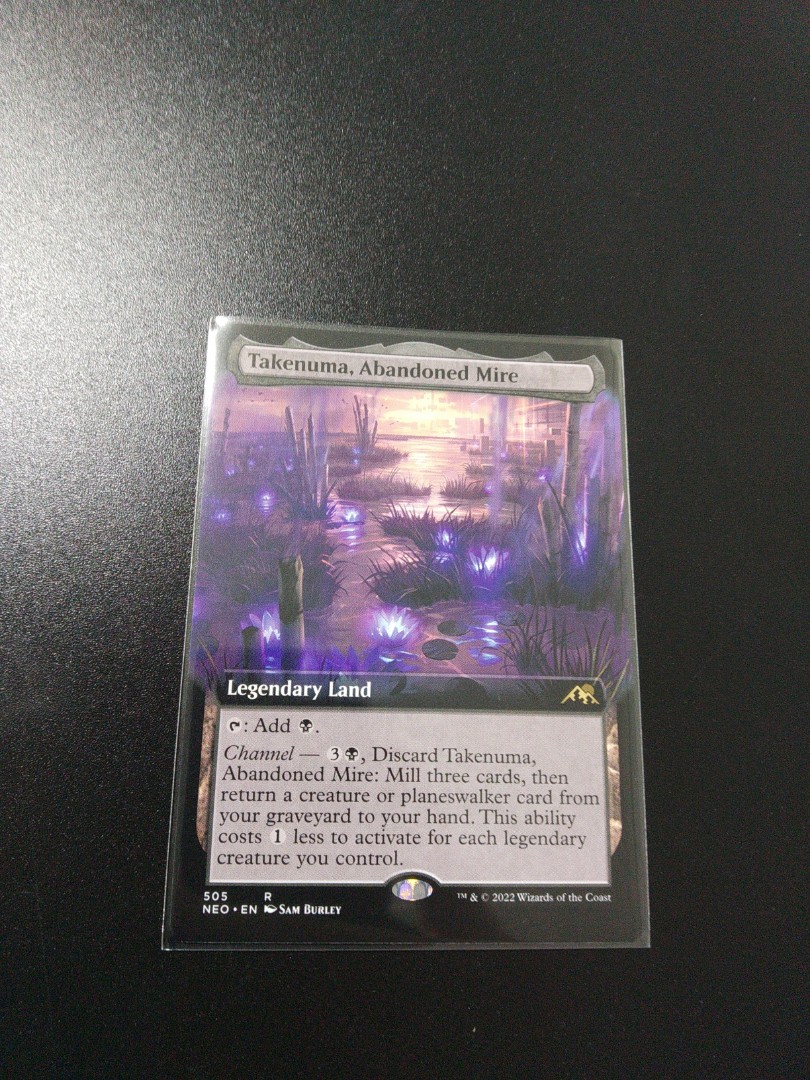 Takenuma, Abandoned Mire R (Extended Art) - MTG Magic The Gathering ...