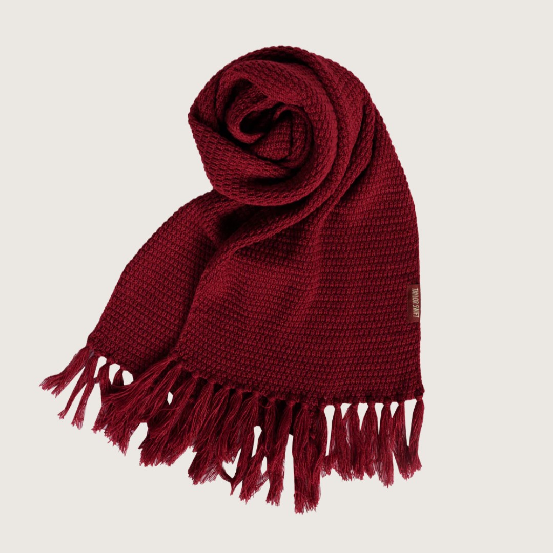 Taylor Swift All Too Well Red Scarf, Women's Fashion, Watches ...