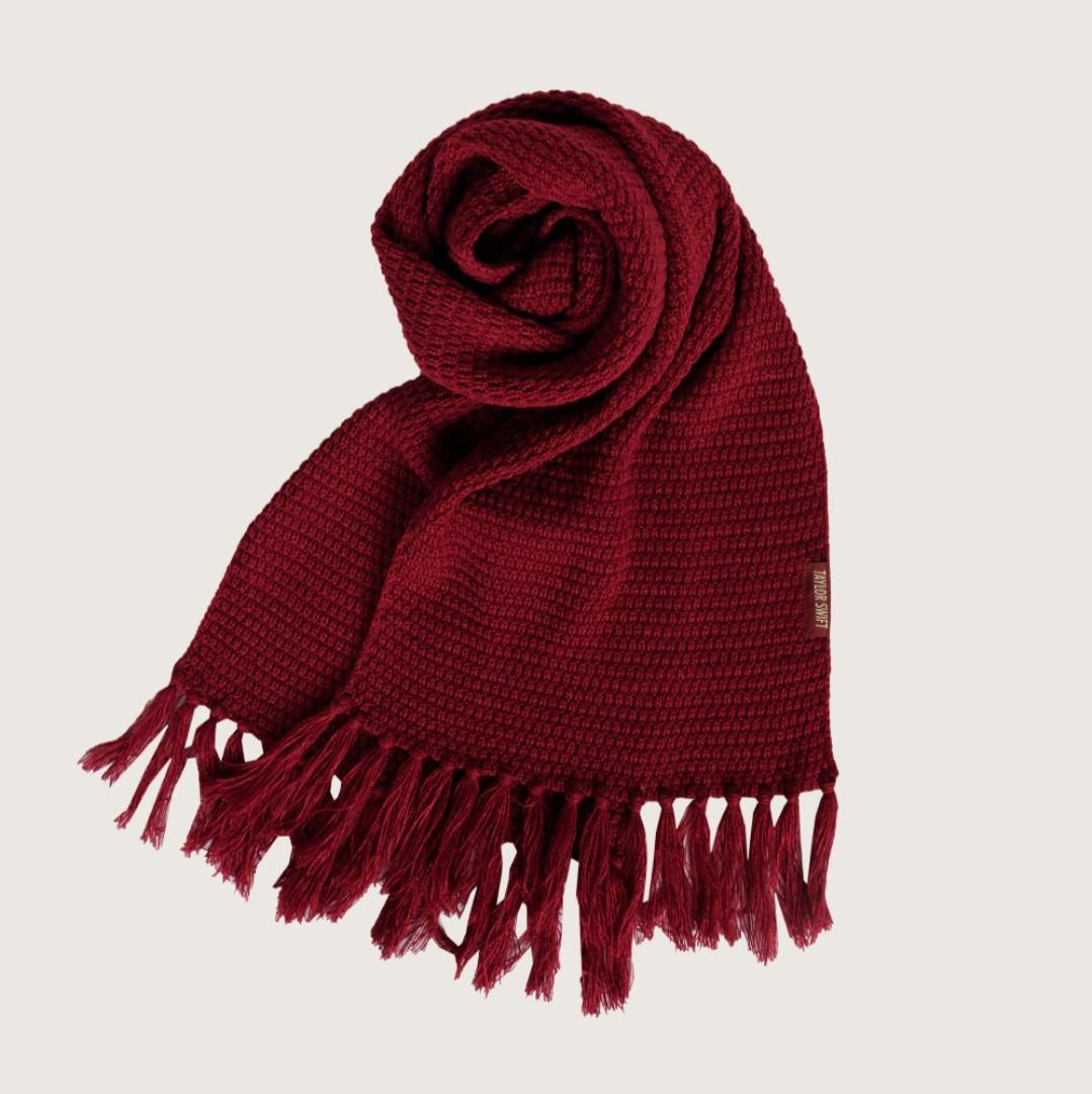 Taylor Swift All Too Well Red Scarf, Women's Fashion, Watches ...