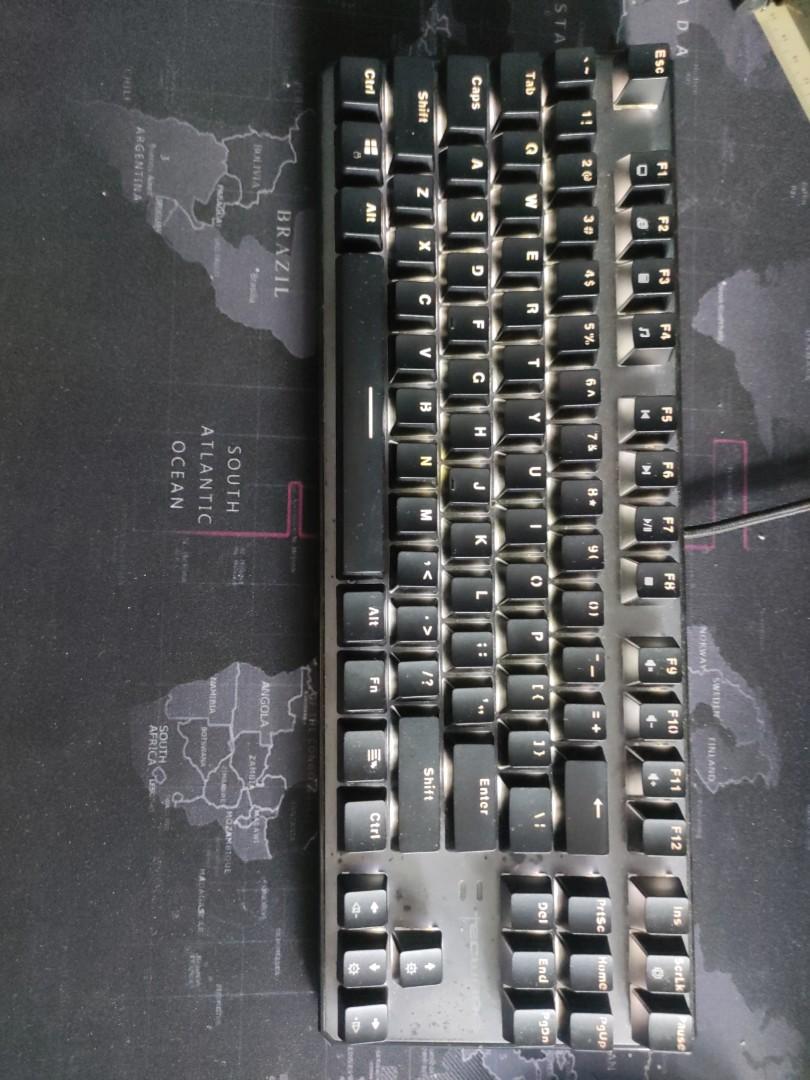 Tecware mechanical keyboard (TKL blue switches), Computers & Tech ...