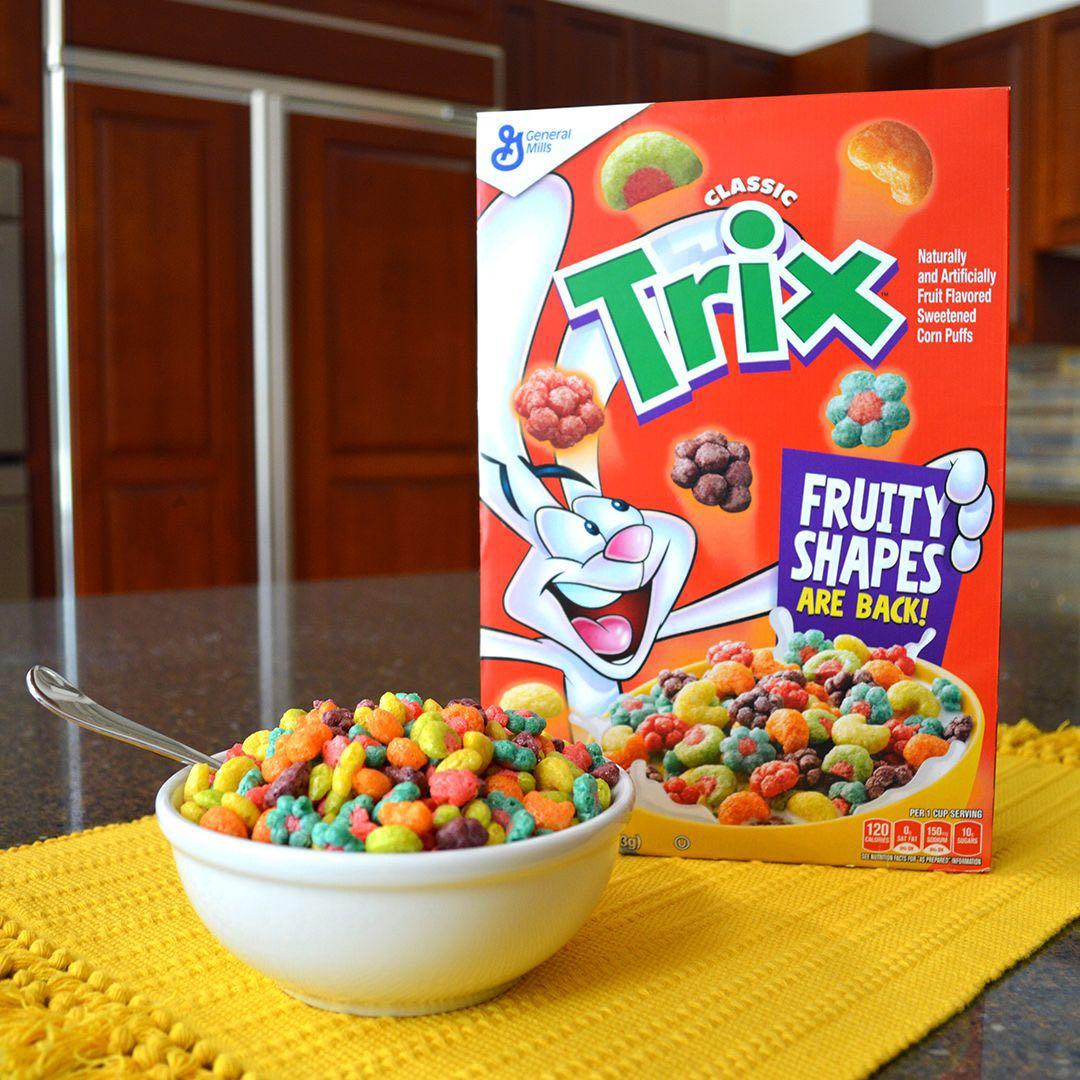 Trix 6 fruity Shapes cereal, Food & Drinks, Packaged & Instant Food on ...