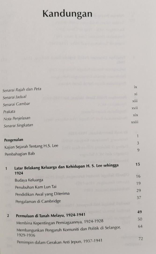 TUN SIR HENRY LEE HAU SHIK (H. S. LEE), Hobbies & Toys, Books ...