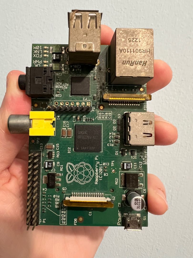 [Used] RPi 1 Model B, Computers & Tech, Parts & Accessories, Other ...