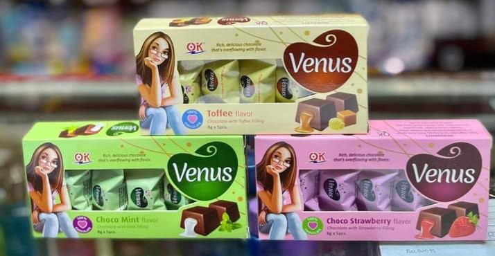 VENUS CHOCOLATE 3 FOR 150, Food & Drinks, Other Food & Drinks on Carousell