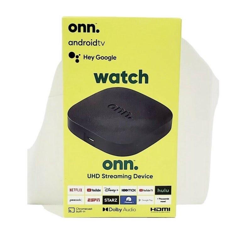 Walmart onn Android TV UHD Streaming Device 4K built in Chromecast, TV ...