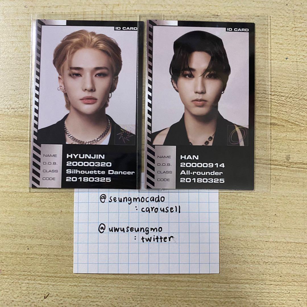 [WTS/WTT] Stray Kids Hyunjin Han Jisung ODDINARY ID photocards, Hobbies ...
