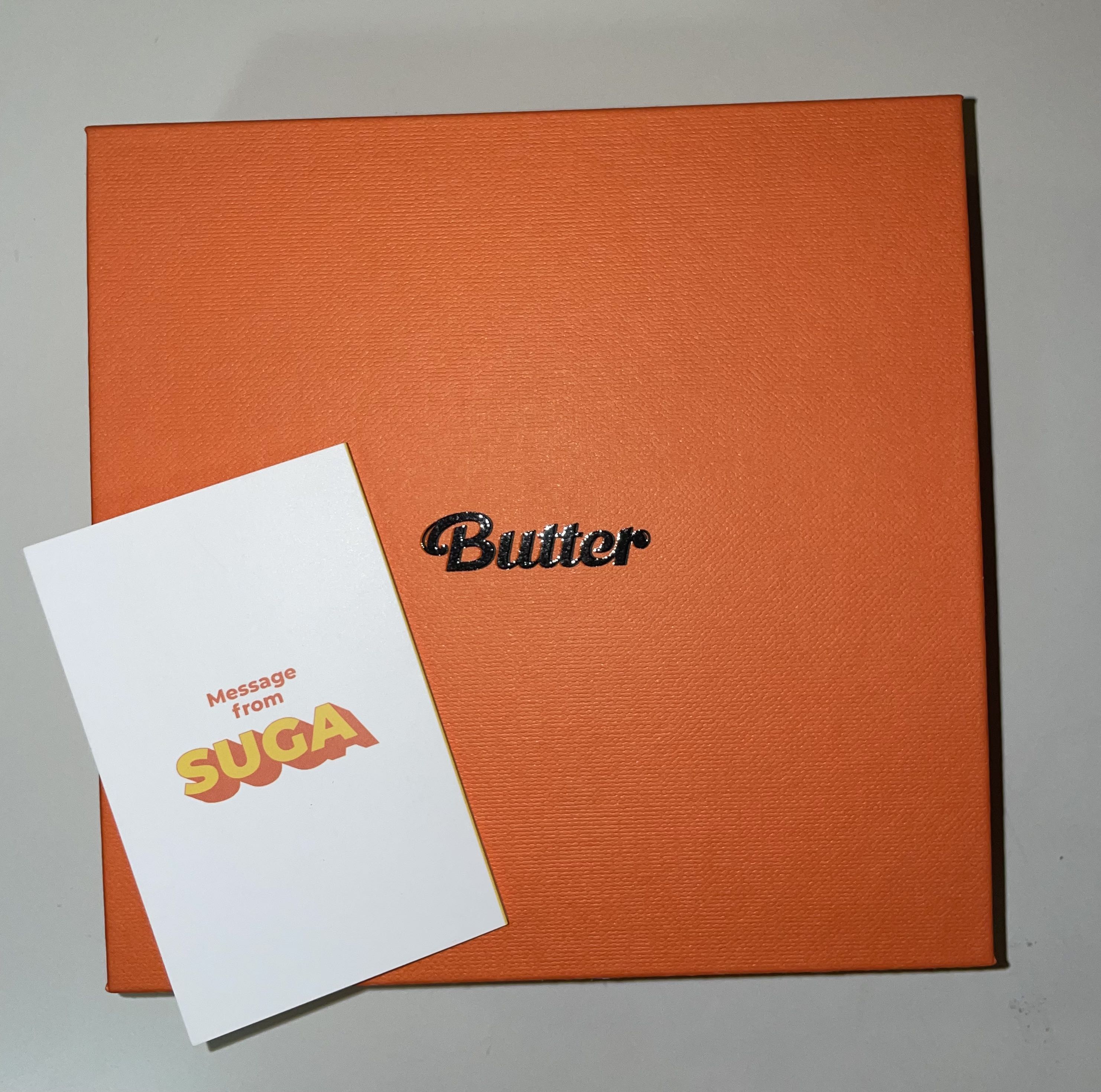 WTT BTS Butter Album Message Card, Hobbies & Toys, Memorabilia ...
