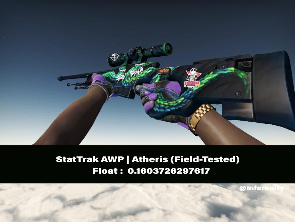 (0.16FV) StatTrak AWP Atheris FT CSGO SKINS KNIVES, Video Gaming ...