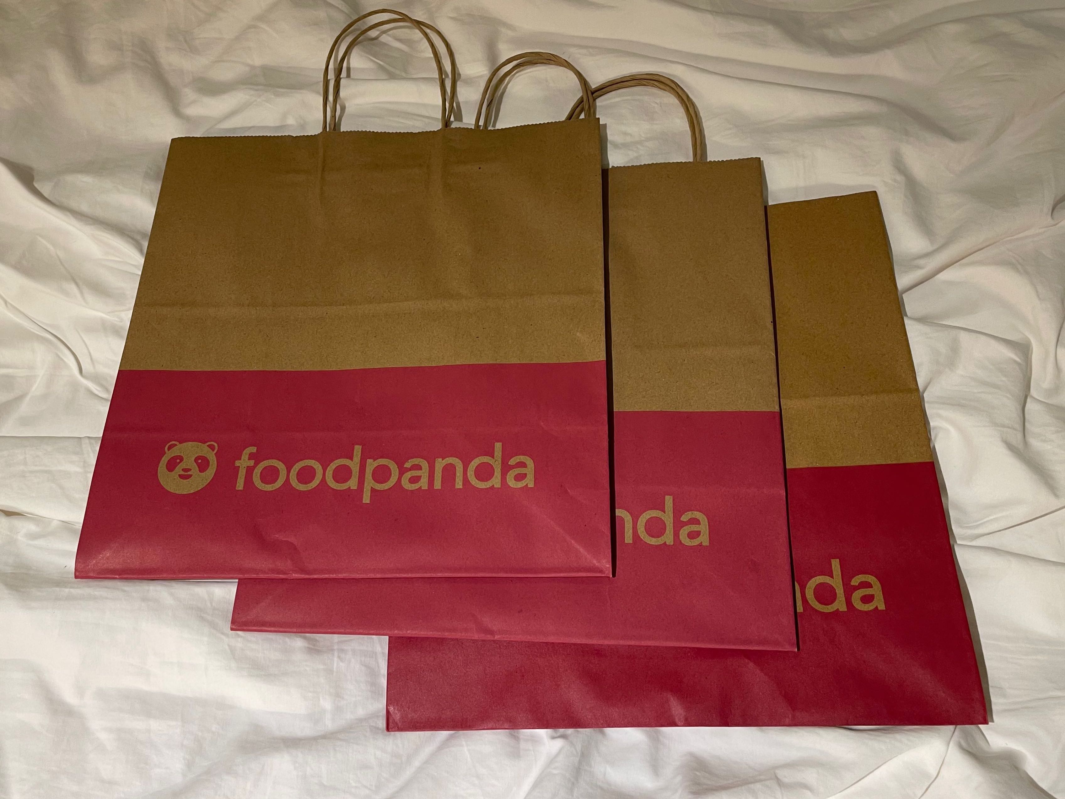 30+ Paper bags from food deliveries (foodpanda, deliveroo, others), 其他 ...