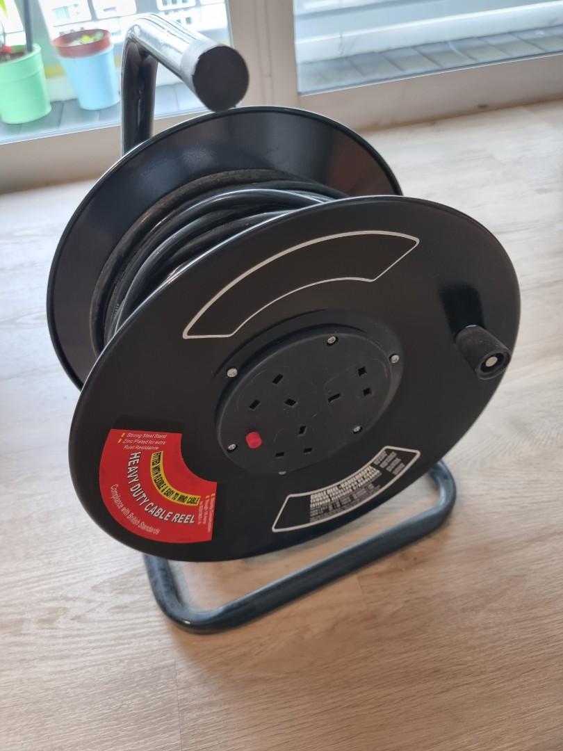 30m Heavy Duty Cable Reel, Everything Else on Carousell