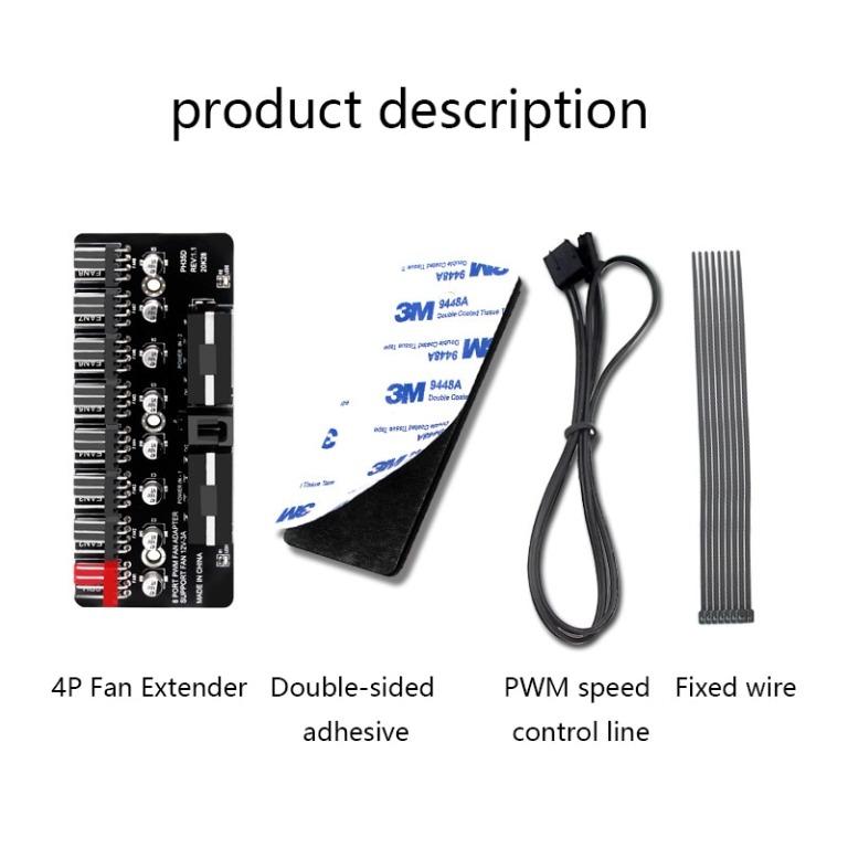 5V 3 Pin 4 Pin Fan PWM, Computers & Tech, Parts & Accessories, Other ...