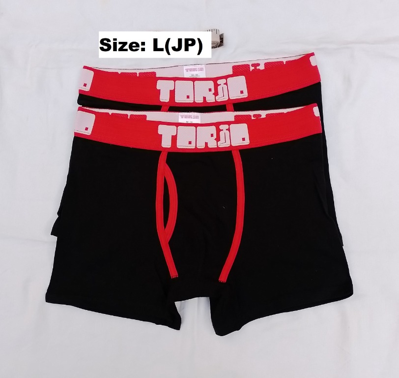 日牌 Torio 男裝平脚內褲2條, 男裝, 褲＆半截裙, 內褲 boxer - Carousell