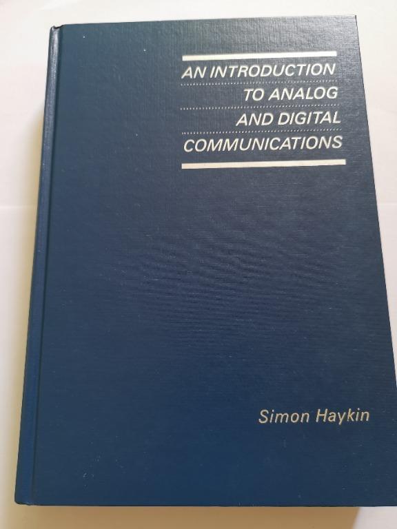 An Introduction To Analog And Digital Communications By Simon Haykin