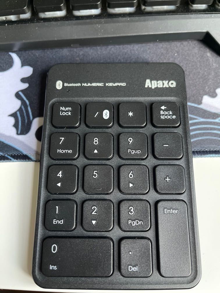 ApaxQ藍牙 數字鍵盤, 電腦＆科技, 電腦周邊及配件, 電腦鍵盤及相關產品 - Carousell