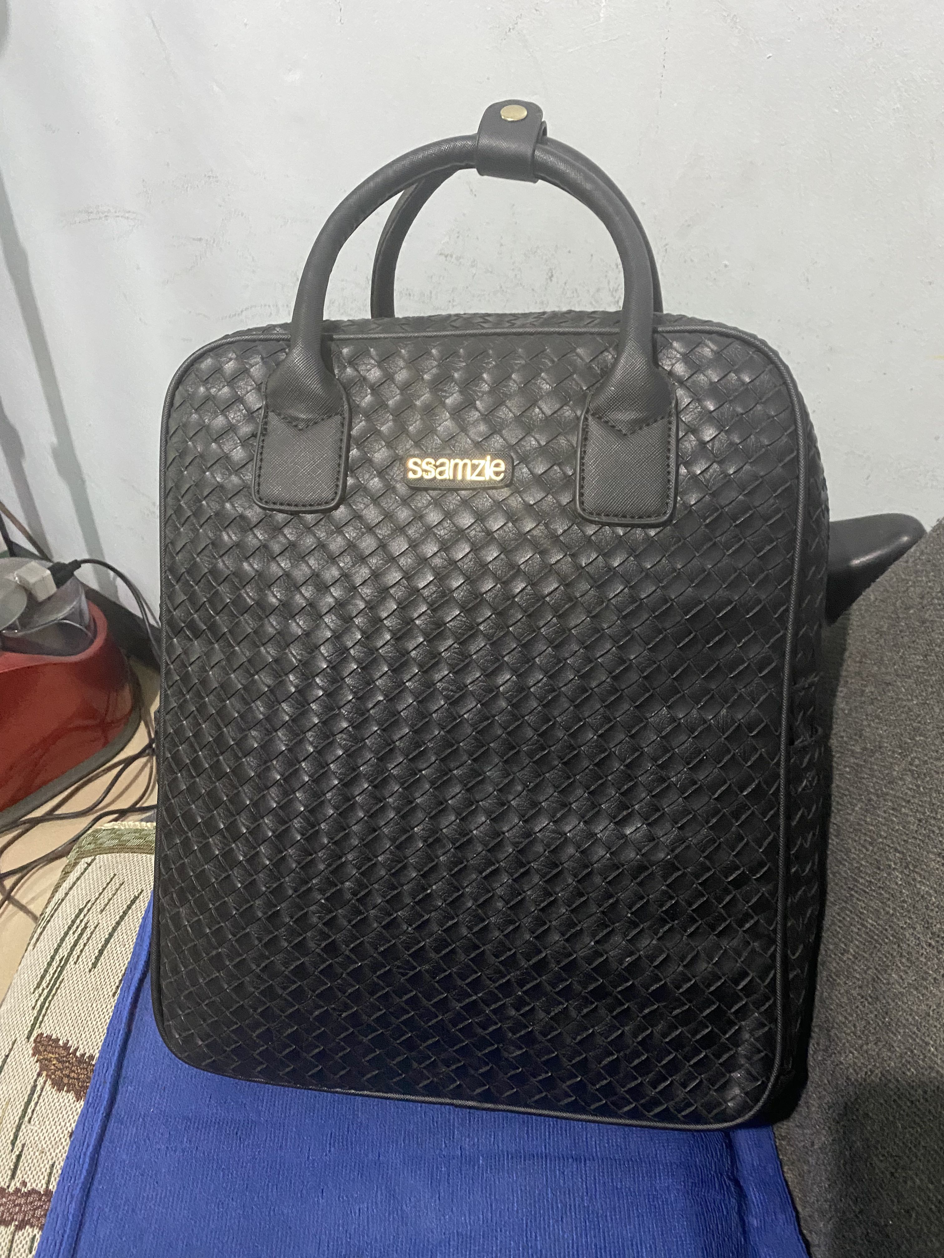 Backpack Leather - Ssamzie, Women's Fashion, Bags & Wallets, Backpacks ...