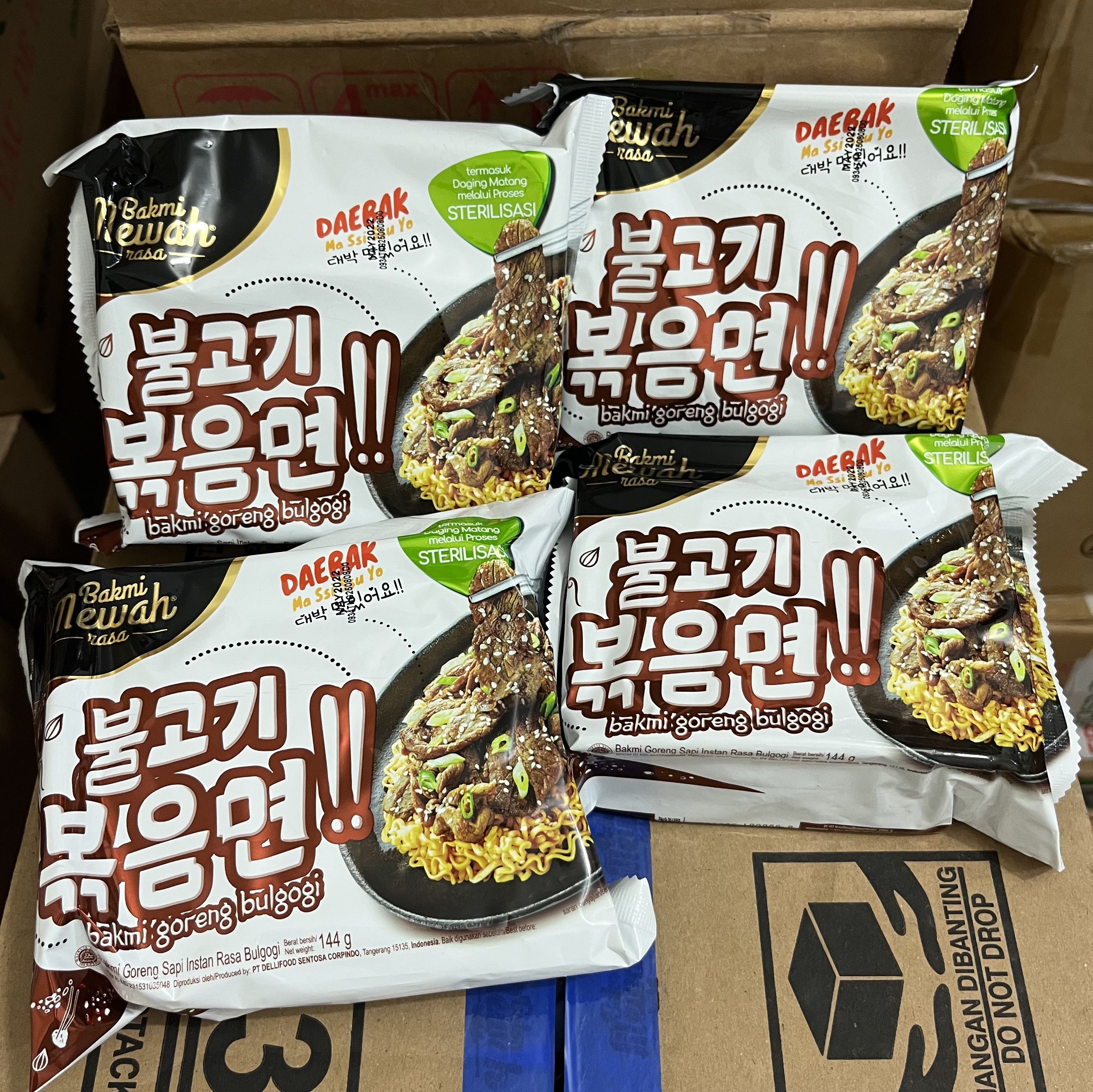 Bakmi mewah bulgogi korea mie goreng, Makanan & Minuman, Makanan Instan ...