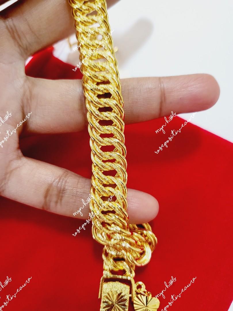 Bangkok gold lipan coco 1.1cmw, Women's Fashion, Jewelry & Organisers ...