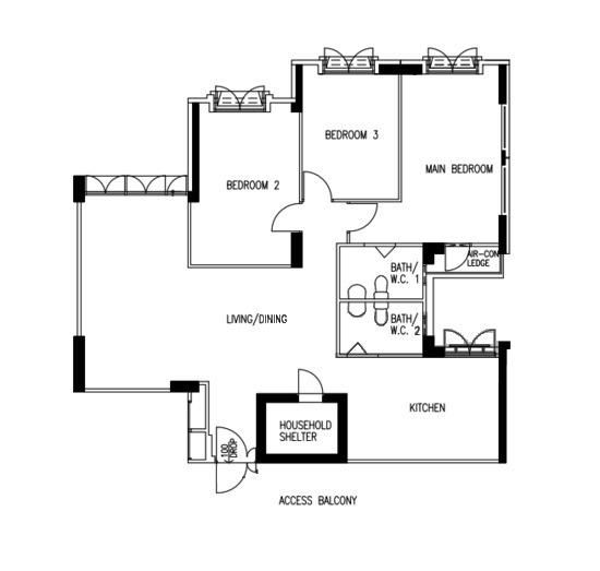 On Hold - Blk 128B Punggol Field Walk 5-room Flat Opposite Punggol ...
