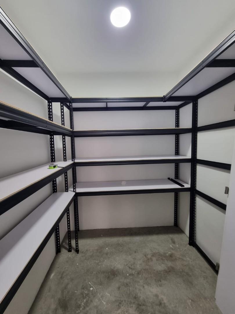 Boltless Metal Shelving Rack For BTO, Home Shelter, Bomb Shelter, HDB ...