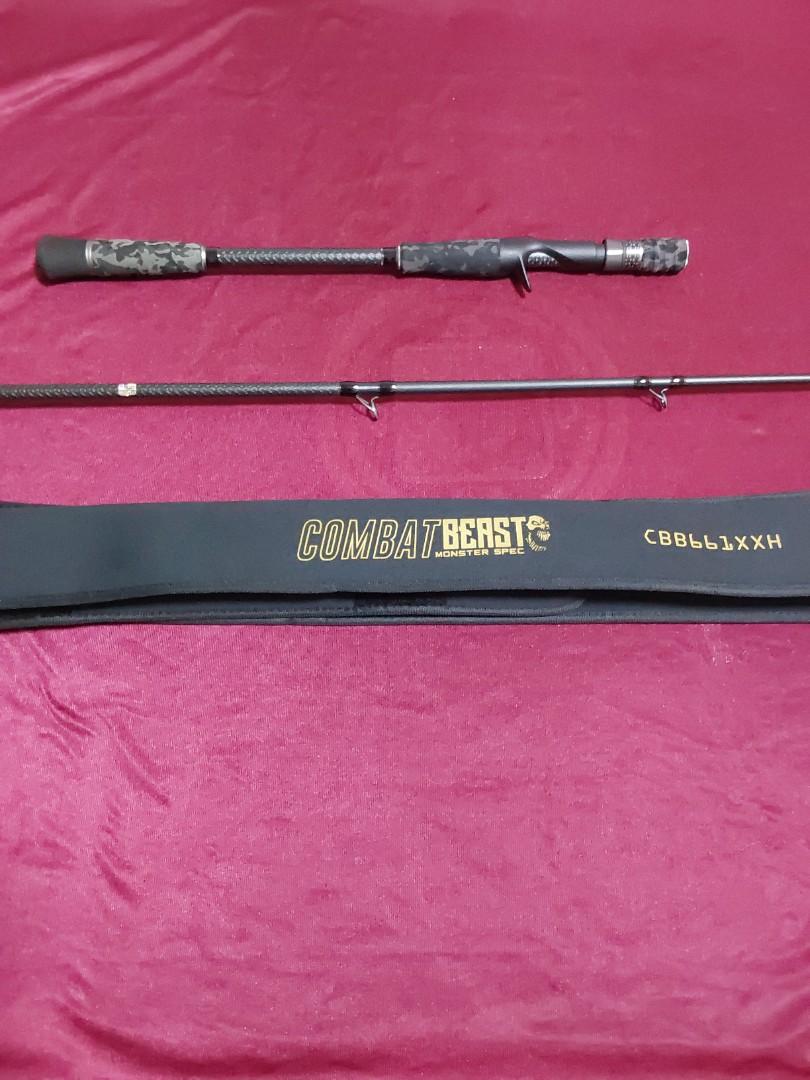 Bone combat beast CBB661XXH fishing rod, Sports Equipment, Fishing on ...