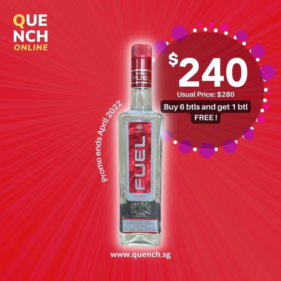 Bulk deal Fuel Vodka, Food & Drinks, Alcoholic Beverages on Carousell