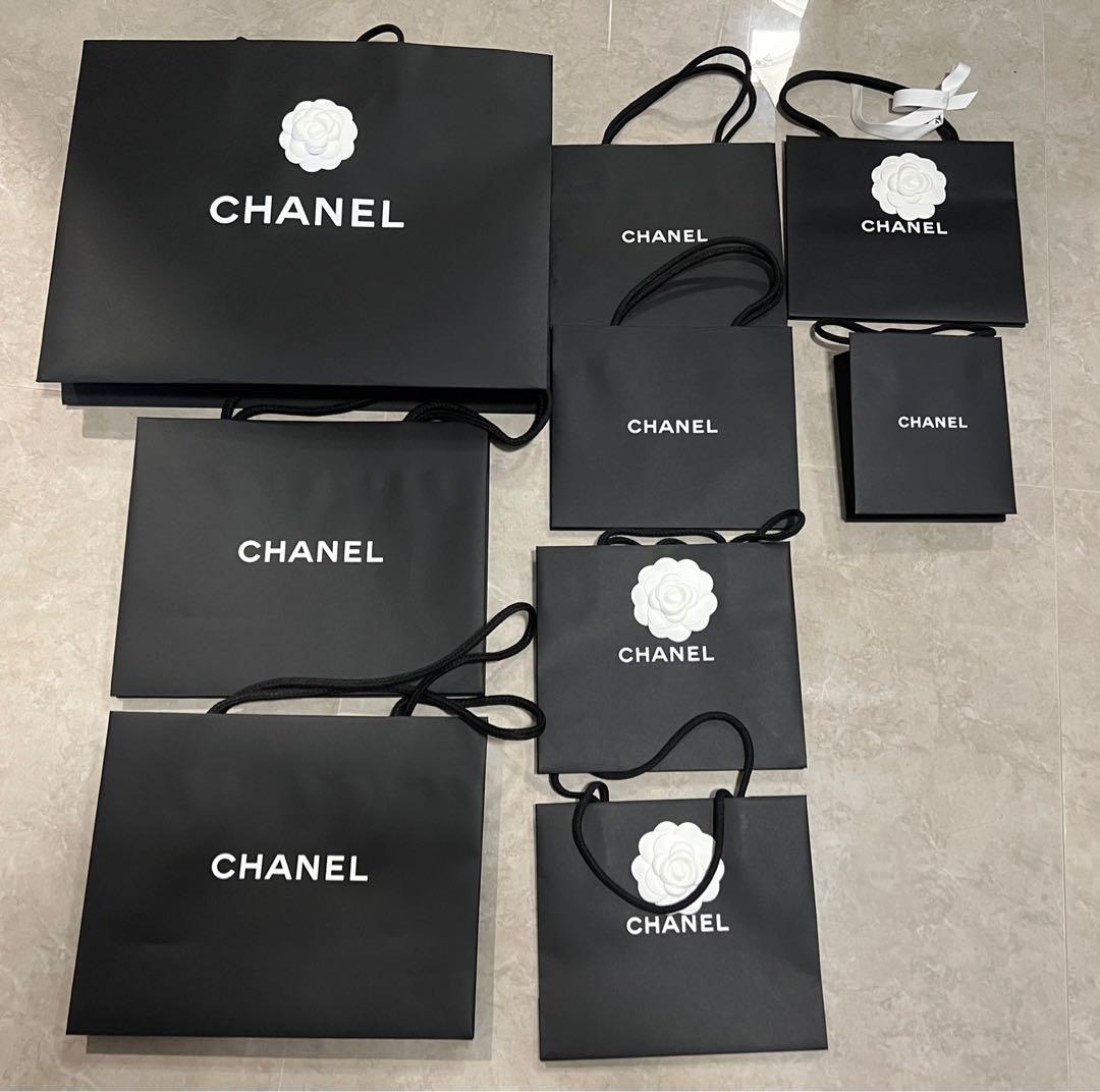 Chanel paper bags carries, Luxury, Bags & Wallets on Carousell