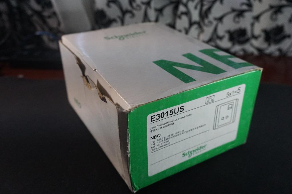 Clipsal Neo Series E3015US 10A 1 Gang 2 Pin Switched Sockets ...