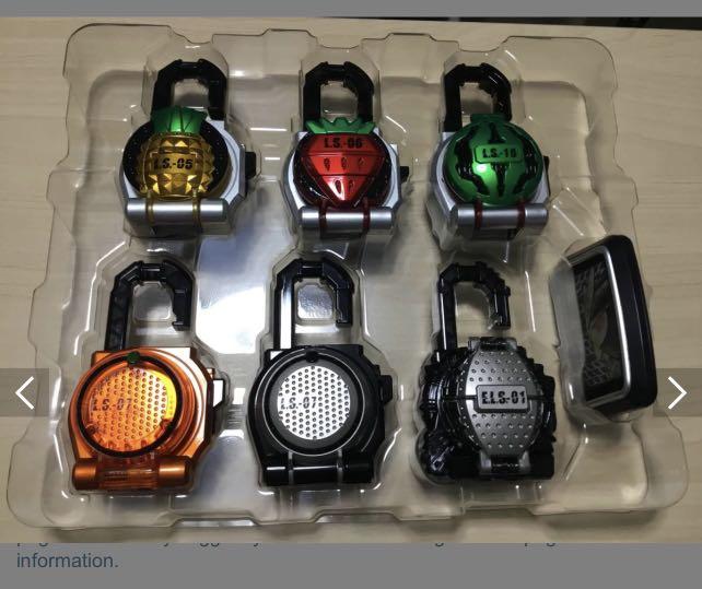 CSM Kamen Rider Gaim Lockseed Set with Black ELS, Hobbies & Toys, Toys ...