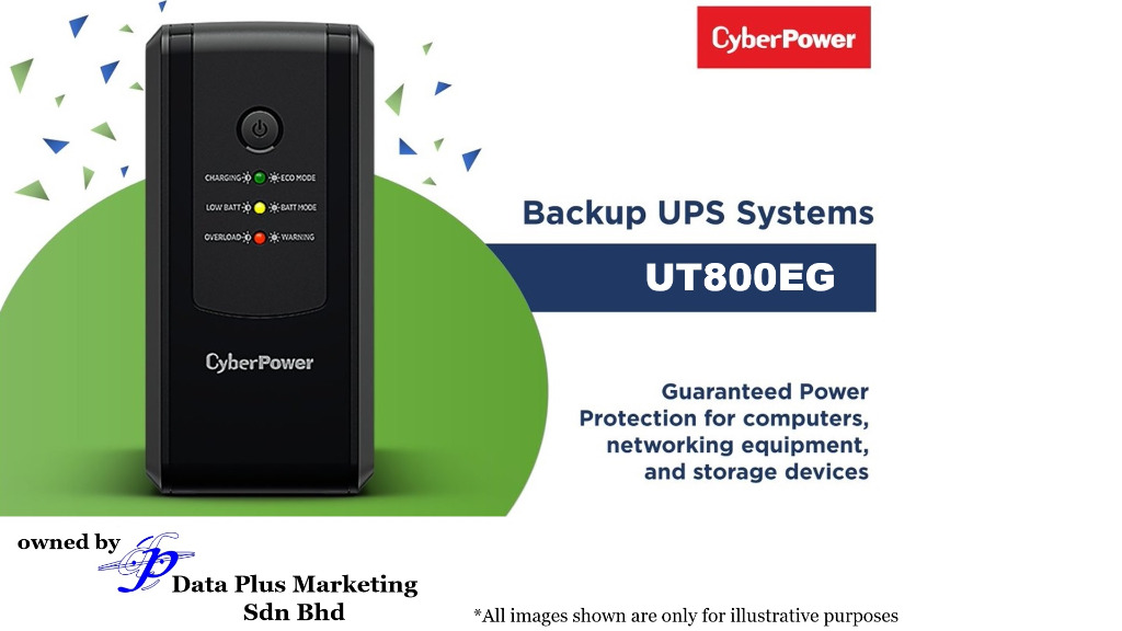 CYBER POWER UT800EG-UN 800VA/400W SERIES UPS, Computers & Tech, Parts ...