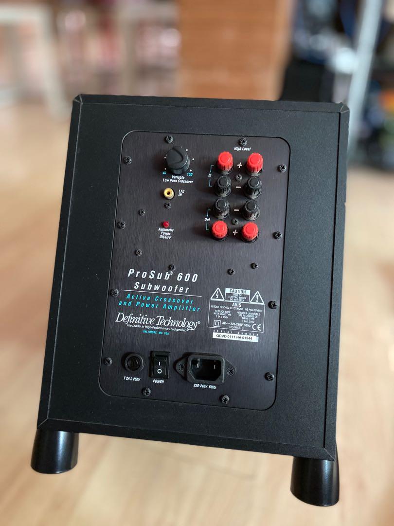 Definitive Tech Prosub 600 Subwoofer, Audio, Soundbars, Speakers ...