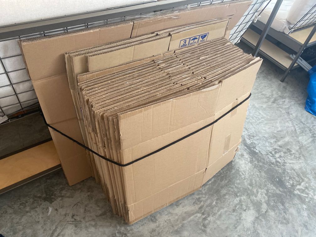 Double wall cardboard boxes for moving shipping, Furniture & Home ...