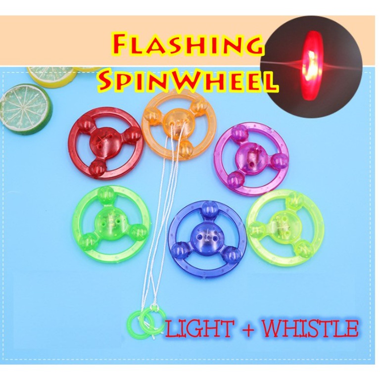 Flashing SpinWheel/ Kids Children Party Gifts/ Goodie Bag/ Childhood ...